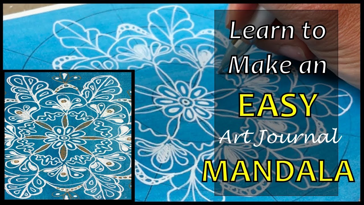 Easy Art Journal Mandala - BlueQuarry.com
